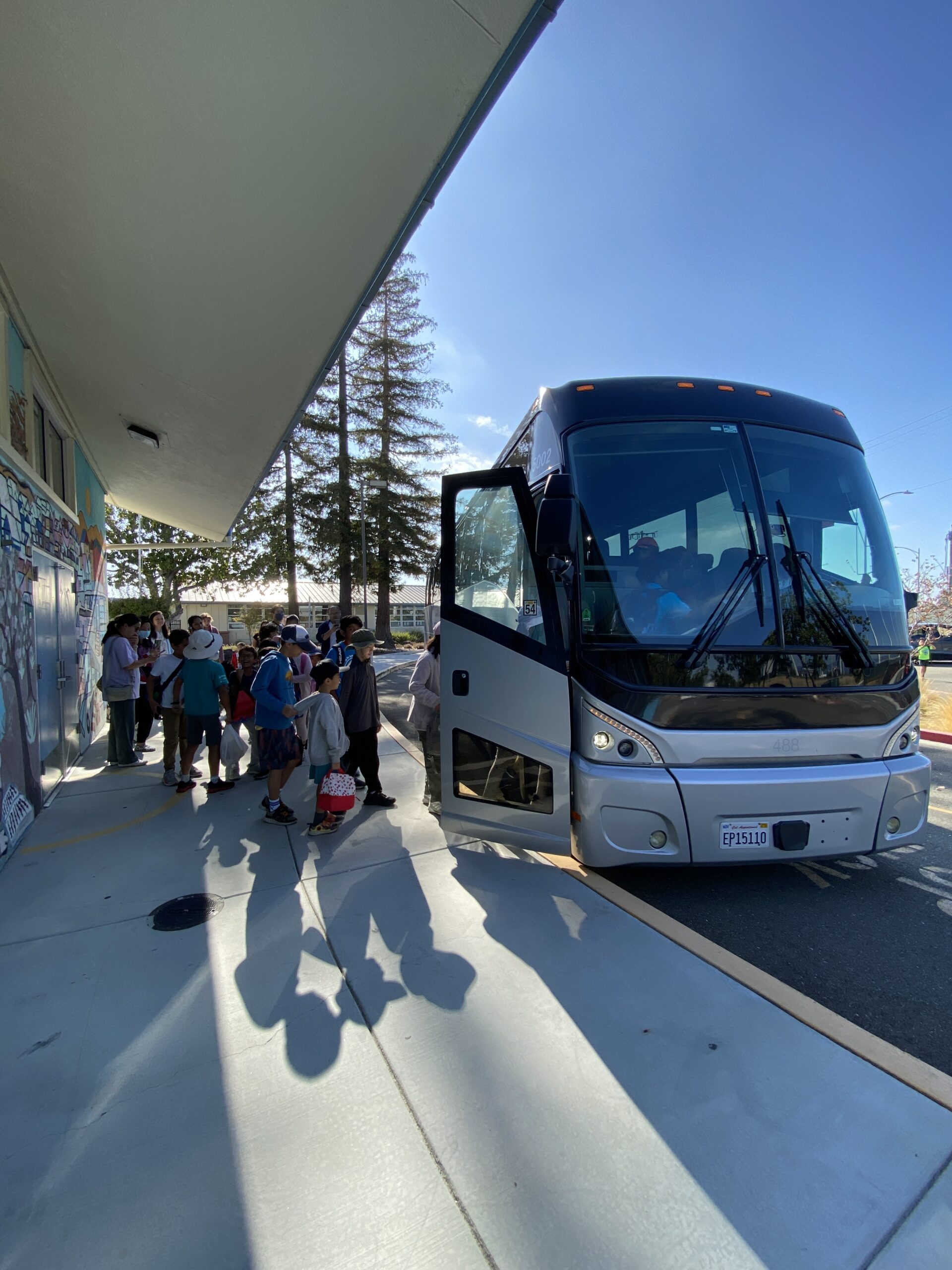 Blue Goose School Bus - San Francisco Bay Wildlife Society